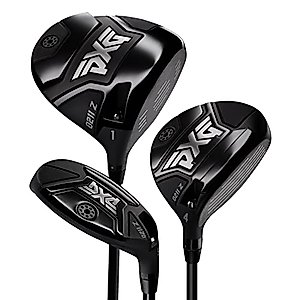 PXG 0211 Z Woods Set Including a 16 Degree Driver, an 18 Degree Fairway and a 25 Degree Hybrid with Graphite Shafts for Left or Right Handed Golfers (Right, Graphite, Regular)