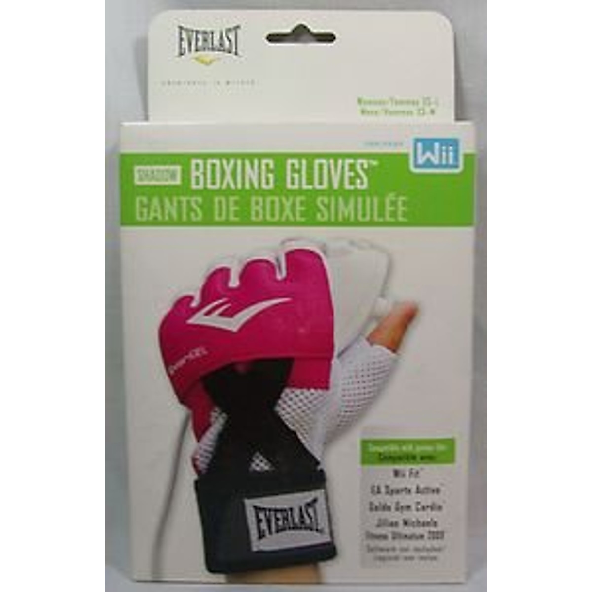 Wii Everlast Shadow Boxing Gloves-PINK