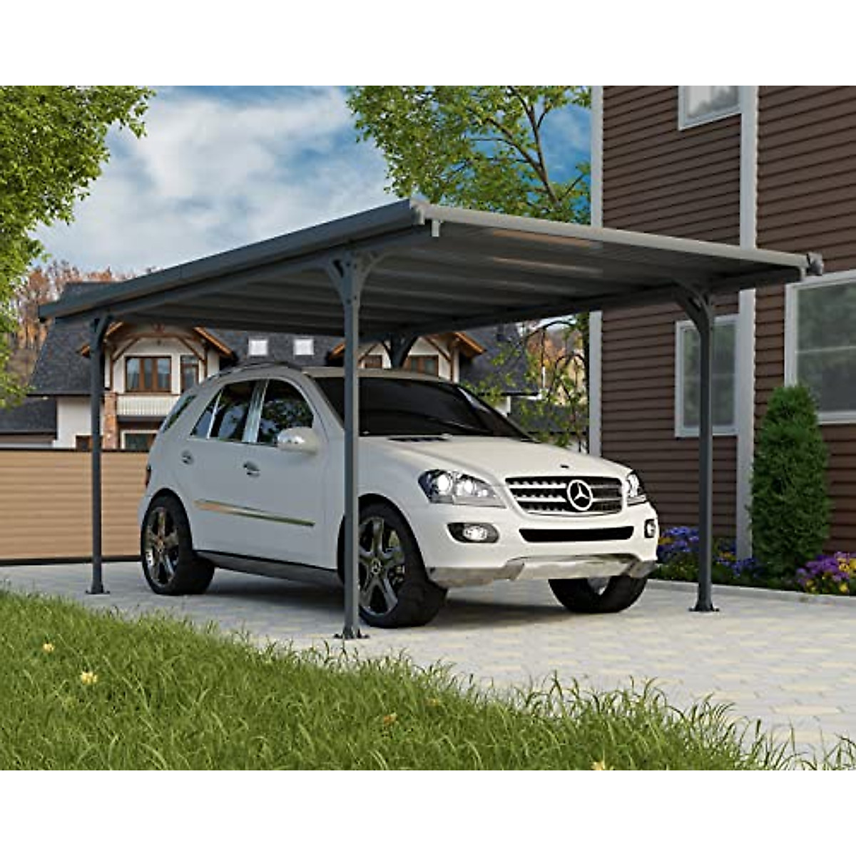 Palram Verona 5000 Carport and Patio Cover - 16' x 10