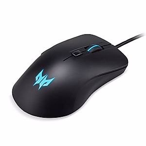 Acer Predator Cestus 310 Gaming Mouse: 4200 On-The-Fly DPI - Breathing Backlit - 6 Button Design - Pixart 3519 Sensor - Black (PMW910)