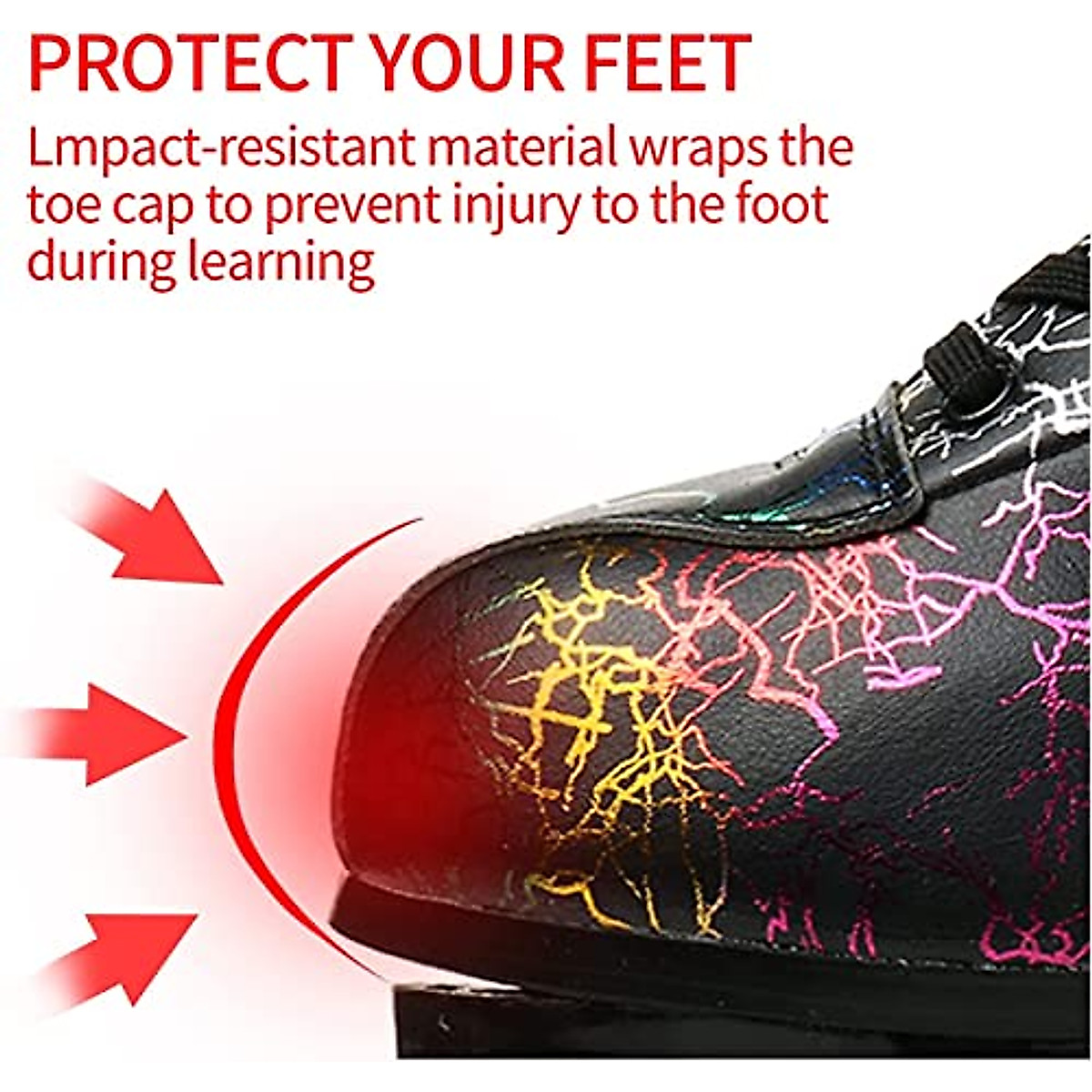 LEAFIS, Roller Skates Classic High-top for Adult Outdoor Skating Light-Up Four-Wheel Roller Skates Shiny Roller Skates for Women (Lightning Black Flash Wheel,44), 44 US 9.5