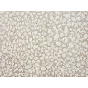 Abani Beige Cheetah Print Area Rug Rugs, Arto Collection - Contemporary Durable Accent Rug (2'x3')
