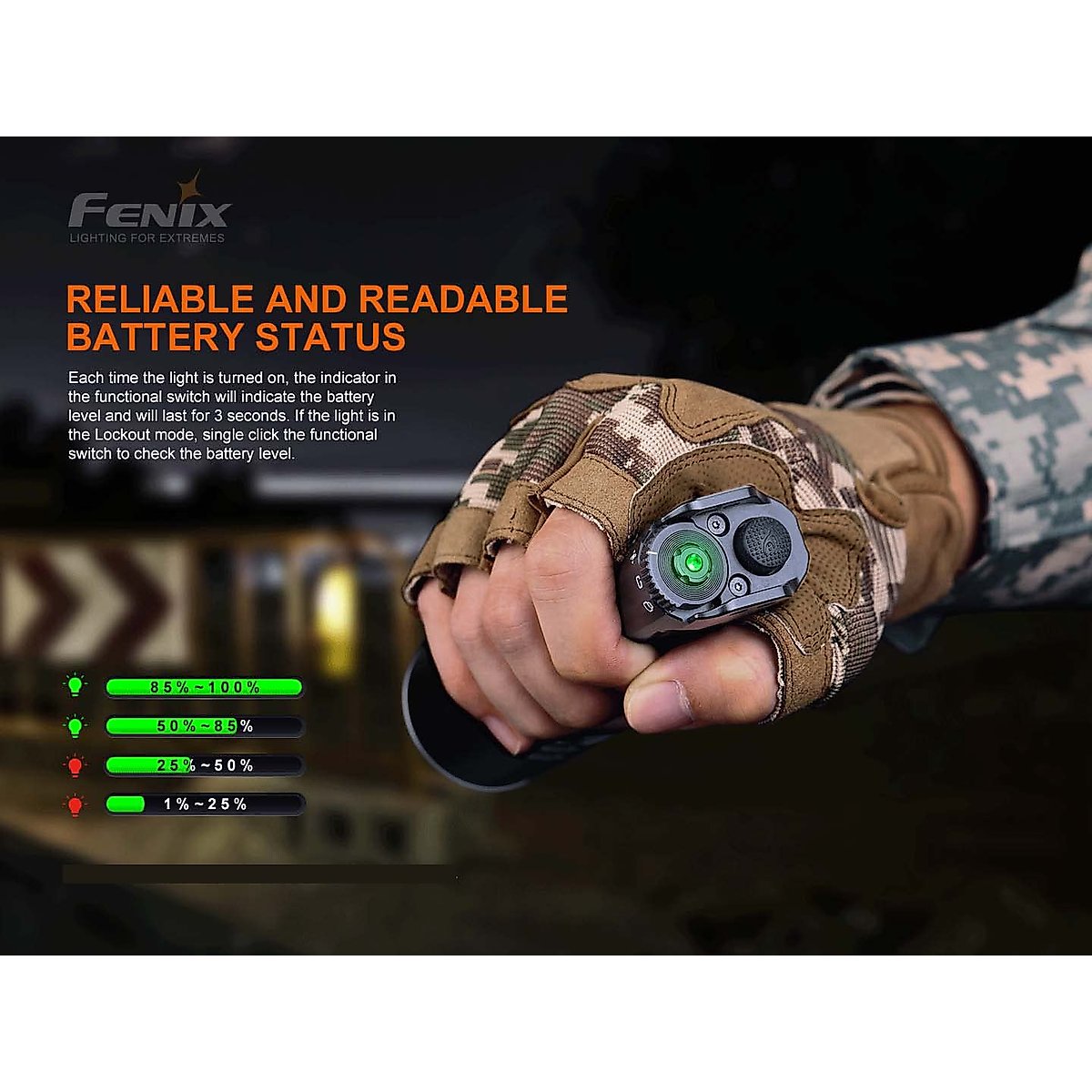 Fenix TK35UE V2.0 (TK35UEV2) 5000 lumens Tactical Flashlight with Batteries and a LumenTac USB Charger Set