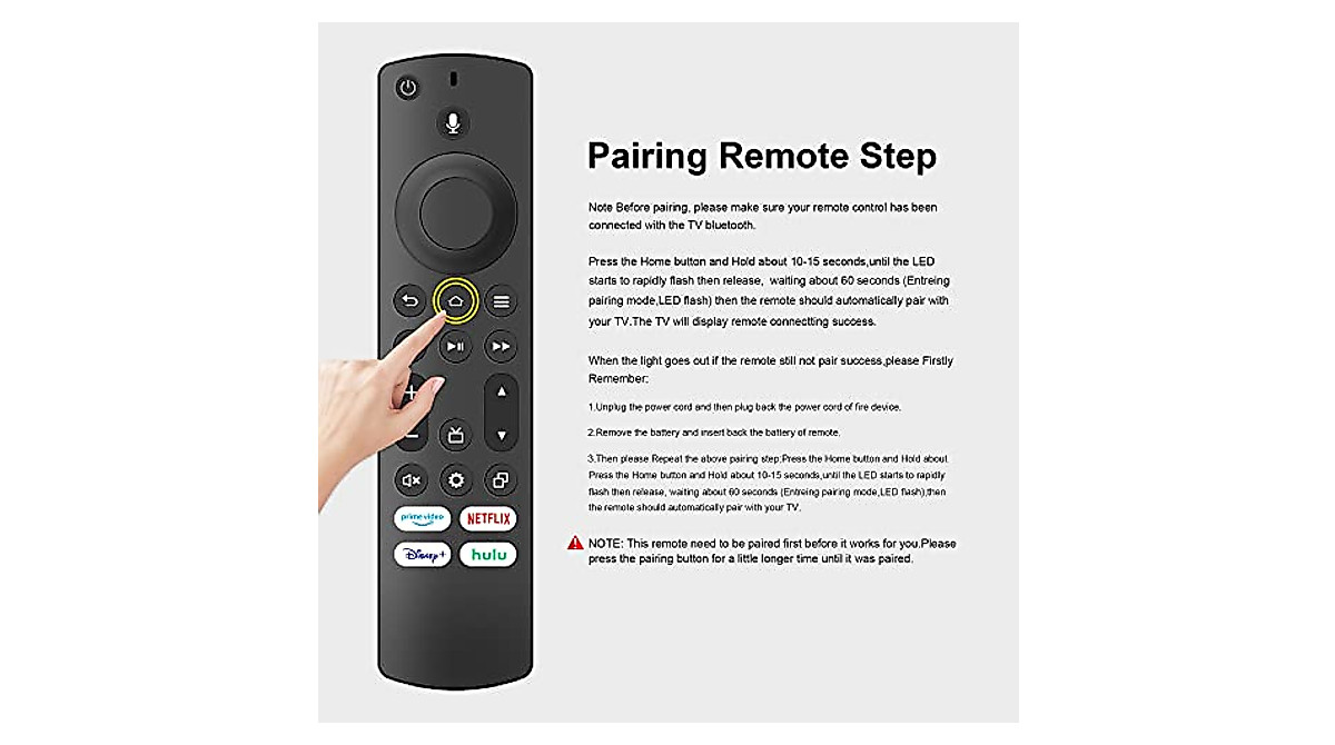 ZYK Voice Replacement Remote for Insignia Fire TV | Easy Voice Control
