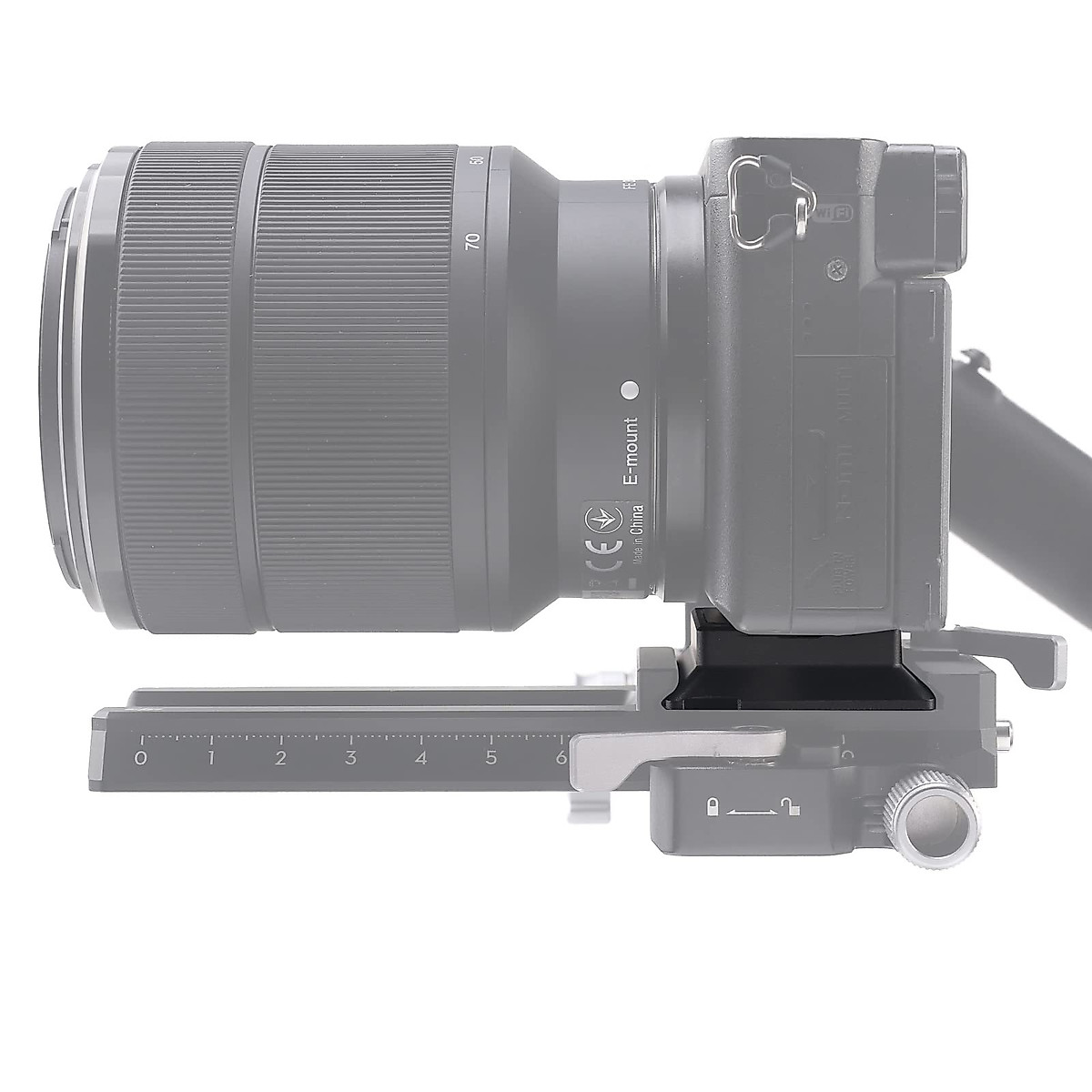 FocusFoto Upper Quick Release Baseplate QR Plate for DJI Ronin RS2 RSC2 RS3 Pro Gimbal Stabilizer Arca-Swiss Standard Camera Tripod Ballhead (Standard Version)