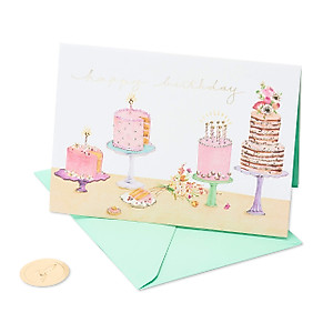 Papyrus Birthday Cards for Her, Cakes (2-Count)