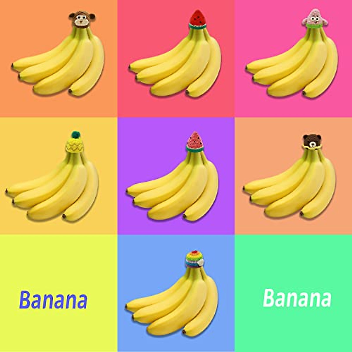 JINIHFW Banana Hats,Bananas Preserver, Banana Hat to Keep Bananas Fresh,Pineapple