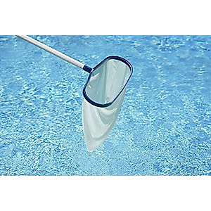 Poolmaster 21195 Aluminum Swimming Pool & Spa Leaf Rake, Medium, White