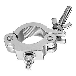 2 Inch Truss Clamp Stage Lights Clamp, 4PCS Eyeshot Heavy Duty 440lb Premium Stage Lighting Clamp, Perfectly Fit OD 48-52mm of Tube/Pipe, Pro Truss O Clamp for Moving Head Par Led lighting Fixtures