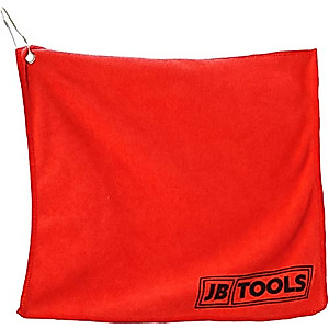 JB Tools Red Microfiber Towel 12" x 12" and MEGUIARS G17506 Ultimate Quik Wax