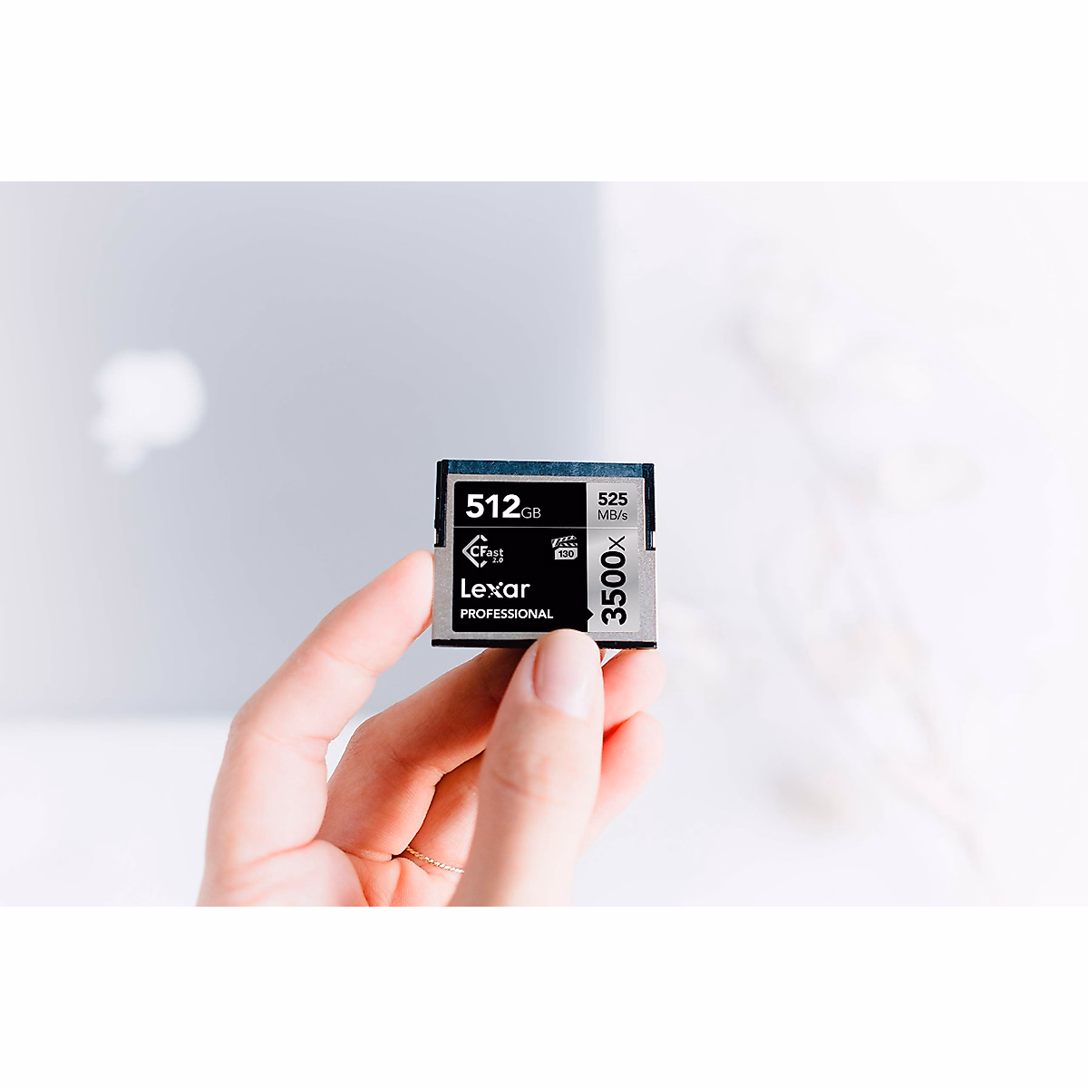 Lexar Professional 3500x 256GB CFast 2.0 Card, Up to 525MB/s Read, for Cinematographer, Filmmaker, Content Creator (LC256CRBNA3500)