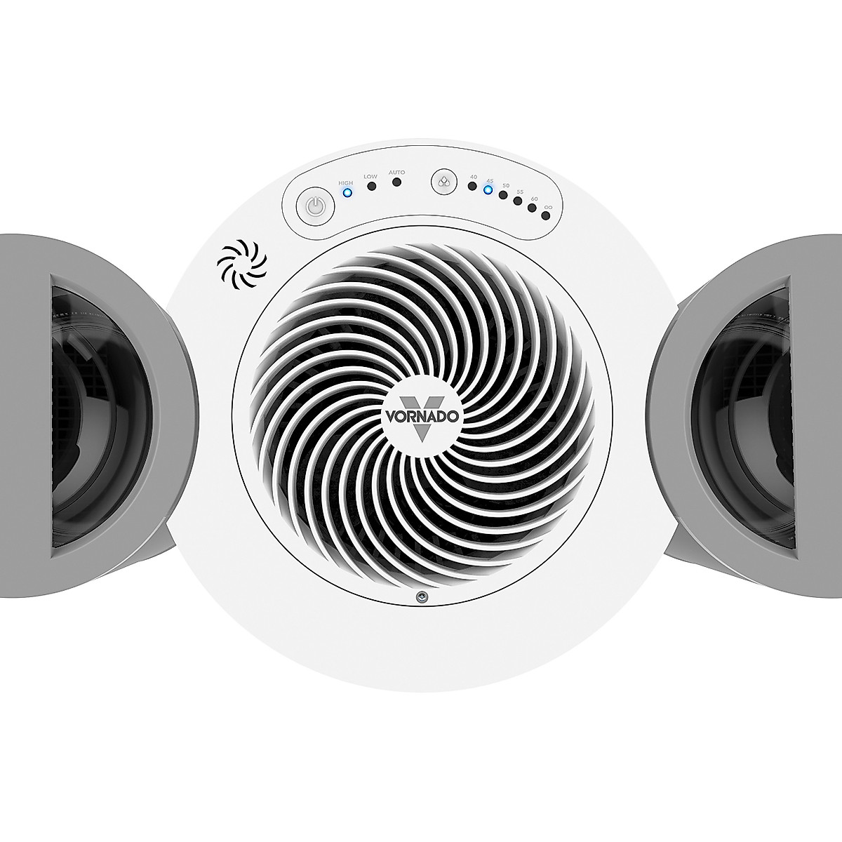 Vornado EV200 Evaporative Whole Room Humidifier with SimpleTank, 1.5 Gallon Capacity, White & MD1-0002 Replacement Humidifier Wick (2-Pack),White