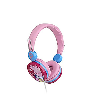 Peppa Pig Over The Ear Headphones HP1-01057 | Soft and Cushioned Ear Pieces to Fit Any Size, Adjustable Headband Headphones, Great Sound, Volume Limiting Technology, Model Number: HP1-01708