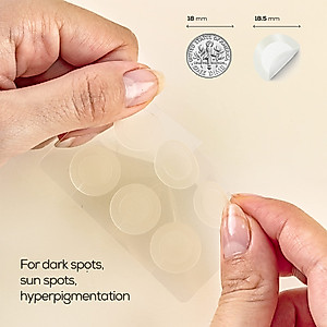Hanhoo Dark Spot Brightening Patch | Microneedle Patch | Hydrocolloid Patches with Niacinamide and Hyaluronic Acid | Fades Dark Spots and Hyperpigmentation | Cruelty-free & Vegan | 6 Patch Count