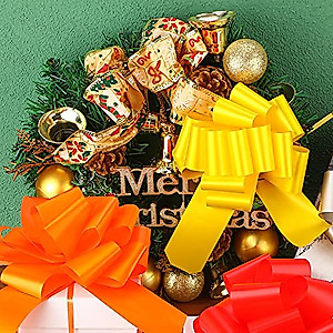 Pull Bows for Gift Wrapping, Gift Bows with Ribbon Mixed Color Bows Gift Wrap Bows for Wedding, Birthday, Anniversary, Party Favors 6 Inch (24 Pieces)