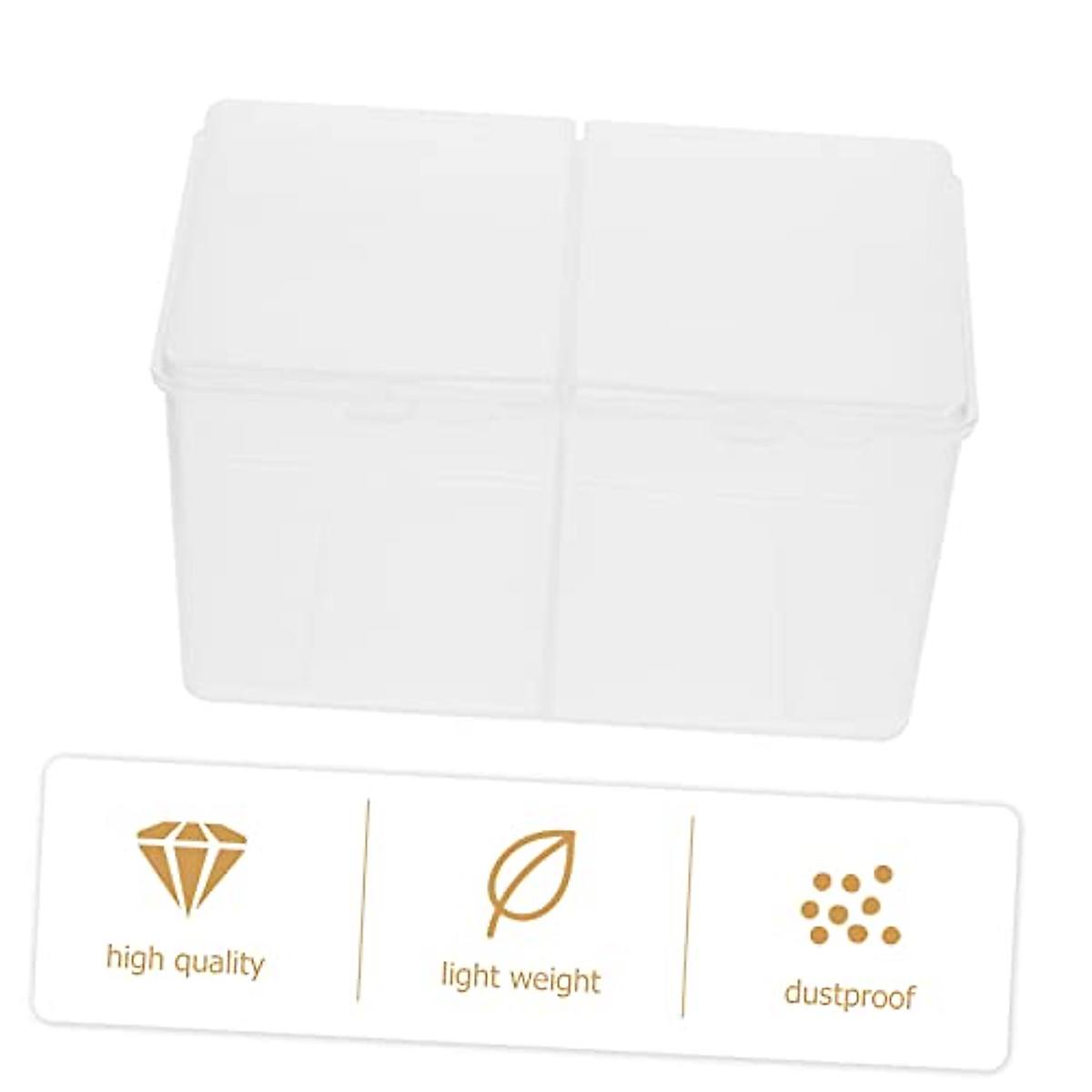 FOMIYES 3pcs Nail Towel Storage Box Drawer Organizer for Makeup Desk Dispenser Desktop Stationery Box Cotton Swab Container Makeup Brush Holder Makeup Cotton Pad Organizer Cotton Pad Box