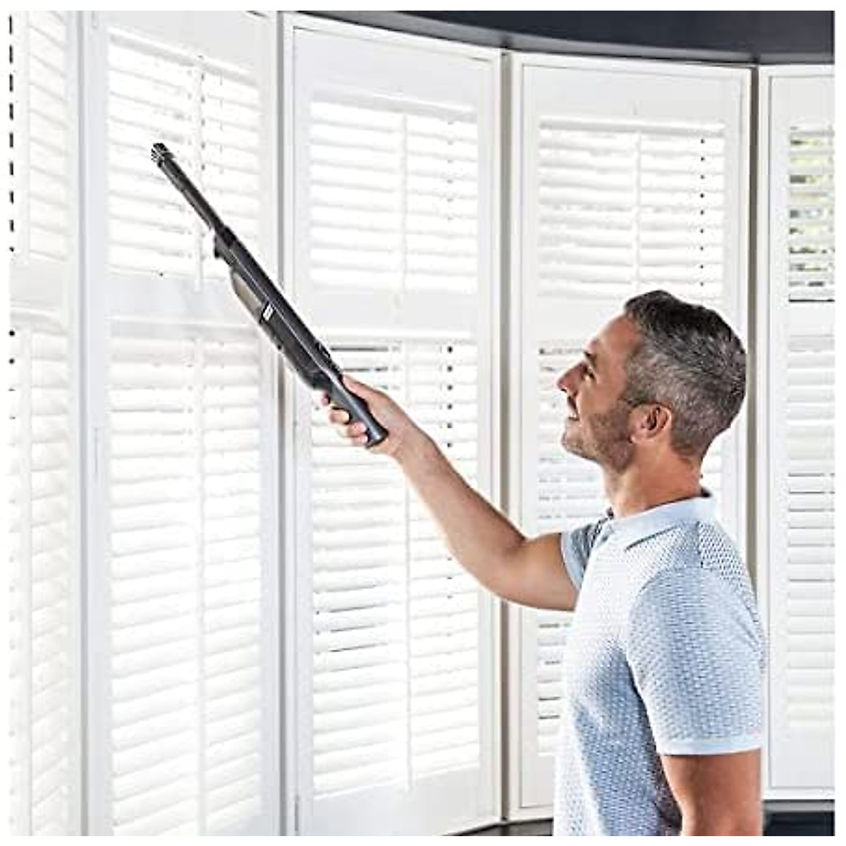 Shark WANDVAC WV200 Cordless Hand Vacuum Handheld Portable,Vacuum High Power, A Mini Vacuum for Pet/car or Truck That is Compact, Lightweight Cordless with Rechargeable Battery,Gray (Renewed)