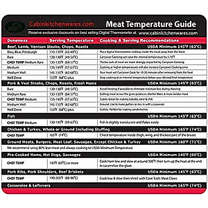 Instantaneous Digital BBQ Reading Meat, Food,Candy Thermometer/Probe Water-Resistant New Super Accurate