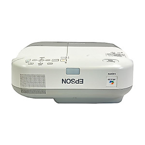 Epson PowerLite 470 3LCD Projector Ultra Short Throw ELPLP71 V13H010L71, Bundle: Power Cable, HDMI Cable, Remote Control