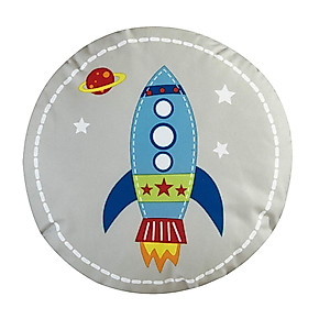 Chic Home Spaceship 4 Piece Comforter Set Space Explorer Extraterrestrial Theme Youth Design Bedding-Throw Blanket Decorative Pillow Sham Included, Twin