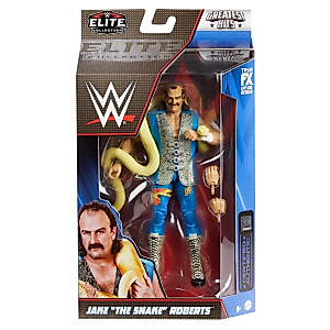WWE Wrestling Elite Collection Greatest Hits Jake the Snake Action Figure (GDF60)