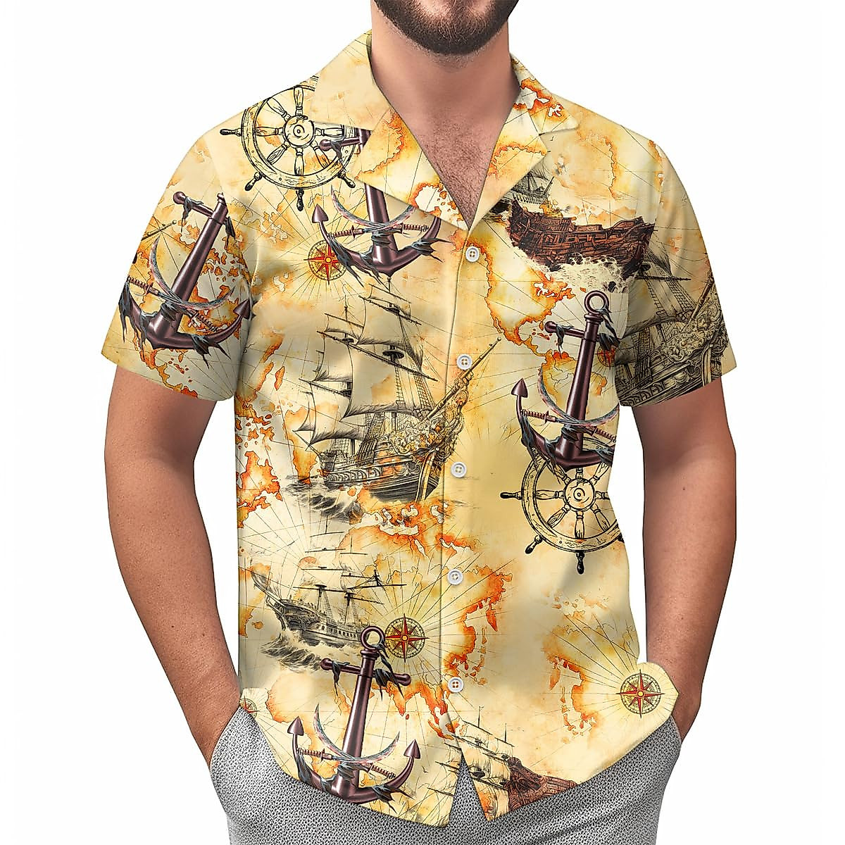 99TIMORO Hawaiian Shirt, Button Shirt, Movie Short Sleeve Shirt, Birthday Gifts