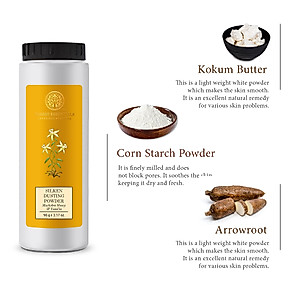 Forest Essentials Silken Dusting Powder, Mashobra Honey and Vanilla, 100g