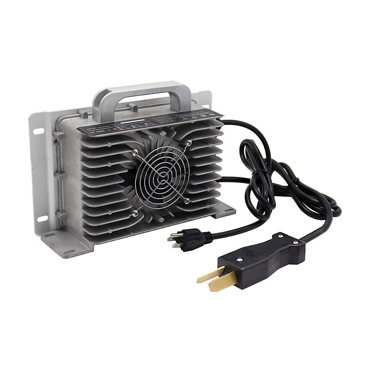 36V 18A Golf Cart Battery Charger for 36 Volt Club Car/Yamaha with Crowsfoot Style Connector Crows Foot Plug Waterproof IP68