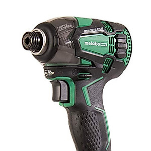 Metabo HPT 18V Cordless Impact Driver, 1/4-in Hex Chuck, Triple Hammer Technology, Powerful 1, 832 In/Lbs Torque, Variable Speed Trigger, IP56 Compliant, LED Light, Tool Only (WH18DBDL2Q4)