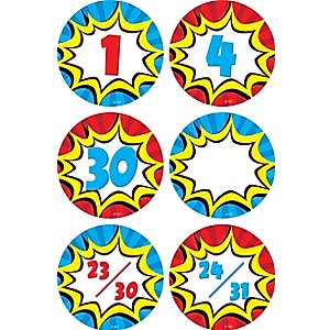 Teacher Created Resources Superhero Calendar Days (TCR5589)