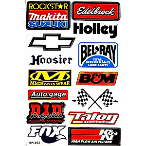 Cars Motorsport Nos Gulf Hot Rod Nascar Drag Racing Lot 6 Vinyl Graphic Decals Stickers D6094