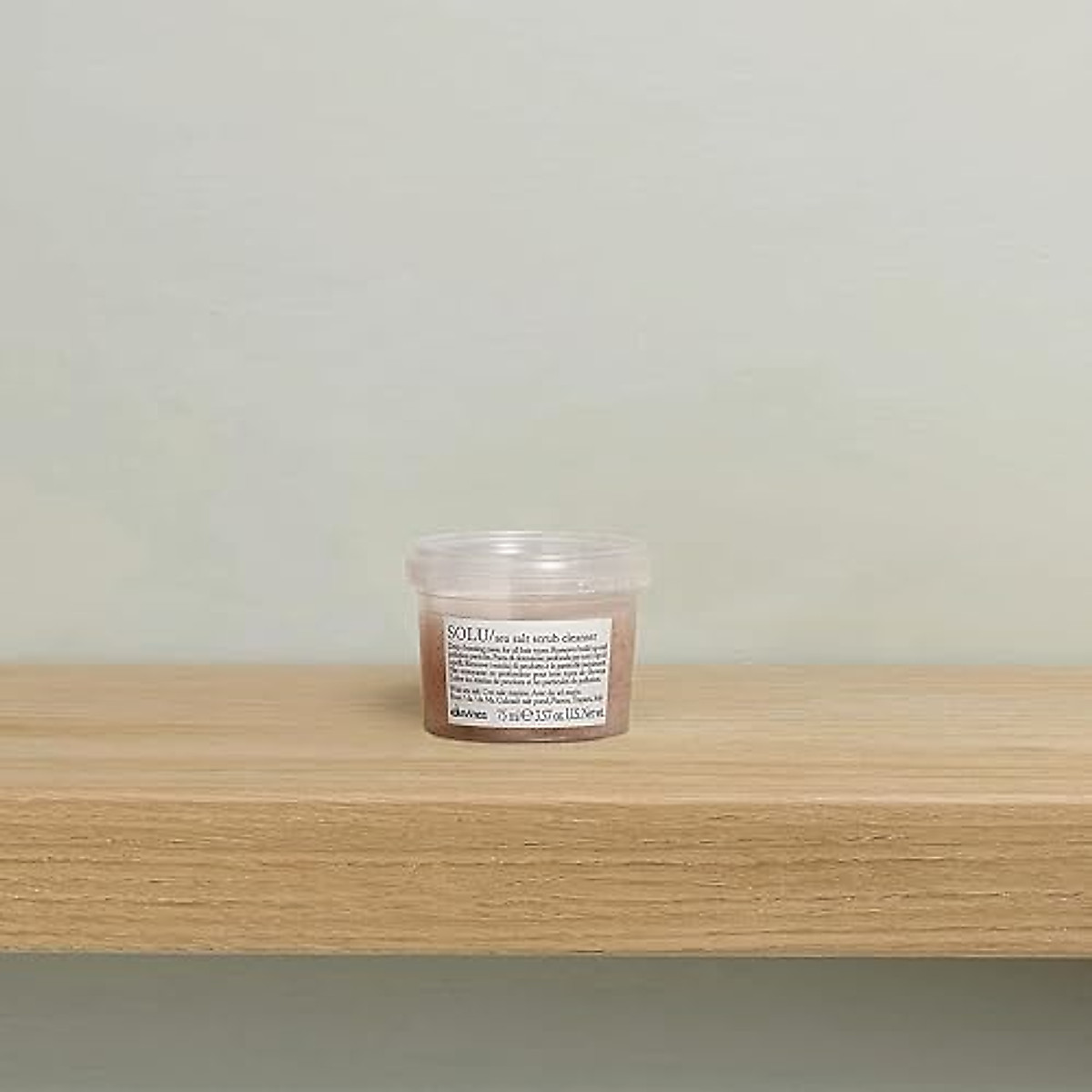 Davines Solu Sea Salt Scrub Cleanser, 3.57 Ounce (Pack of 1)