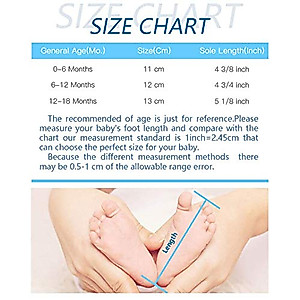 KIDSUN Newborn Infant Baby Boys Girls Fleece Booties Stay On Socks Soft Shoes Non Skid Winter Warm Christmas Slippers
