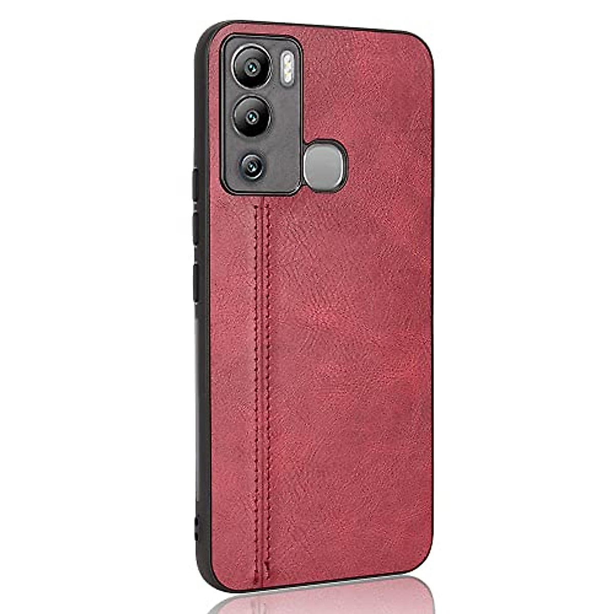 Phone Case for Infinix Hot 12i, Case for Infinix Hot 12i Cow-Like PU Leather Style Protector Cover, Non-Slip Shockproof Cover for Infinix Hot 12i Case