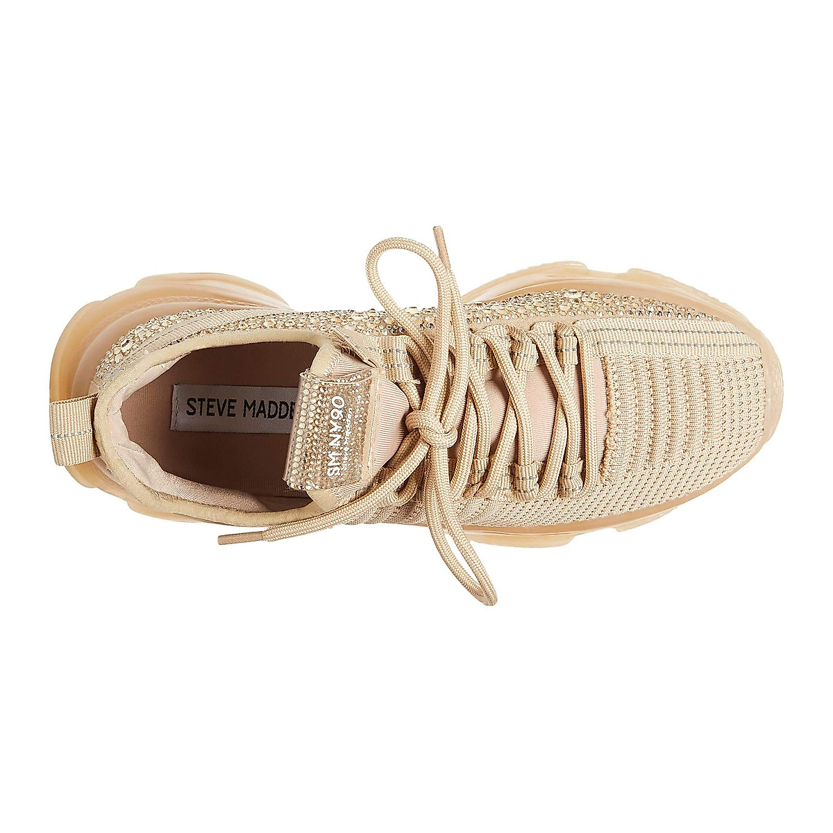 Steve Madden Women's Maxima Sneaker, Blush Multi, 8.5