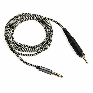Audio Nylon Headphone Cable Replacement for Shure SRH840 SRH940 SRH440 SRH750DJ Accessory Part
