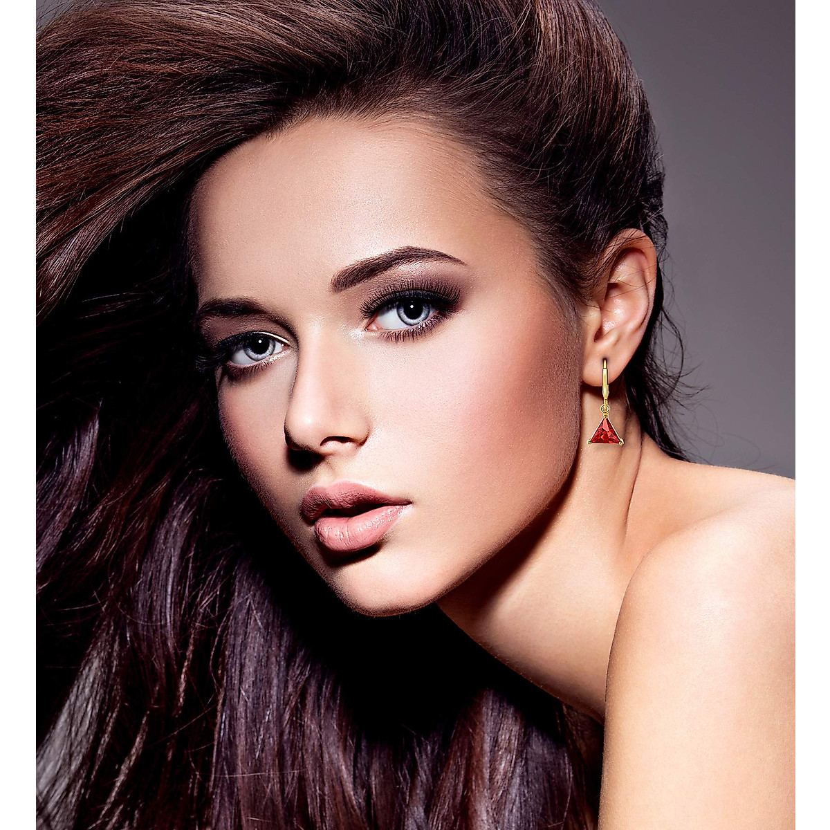 10 Pairs Gold Dangle Earrings for Women - Small Hoop Earrings with Charm - Gold Leverback Earrings for women - Cubic Zirconia Earrings Pack for -s -Earings Set- Cute Earrings for Women