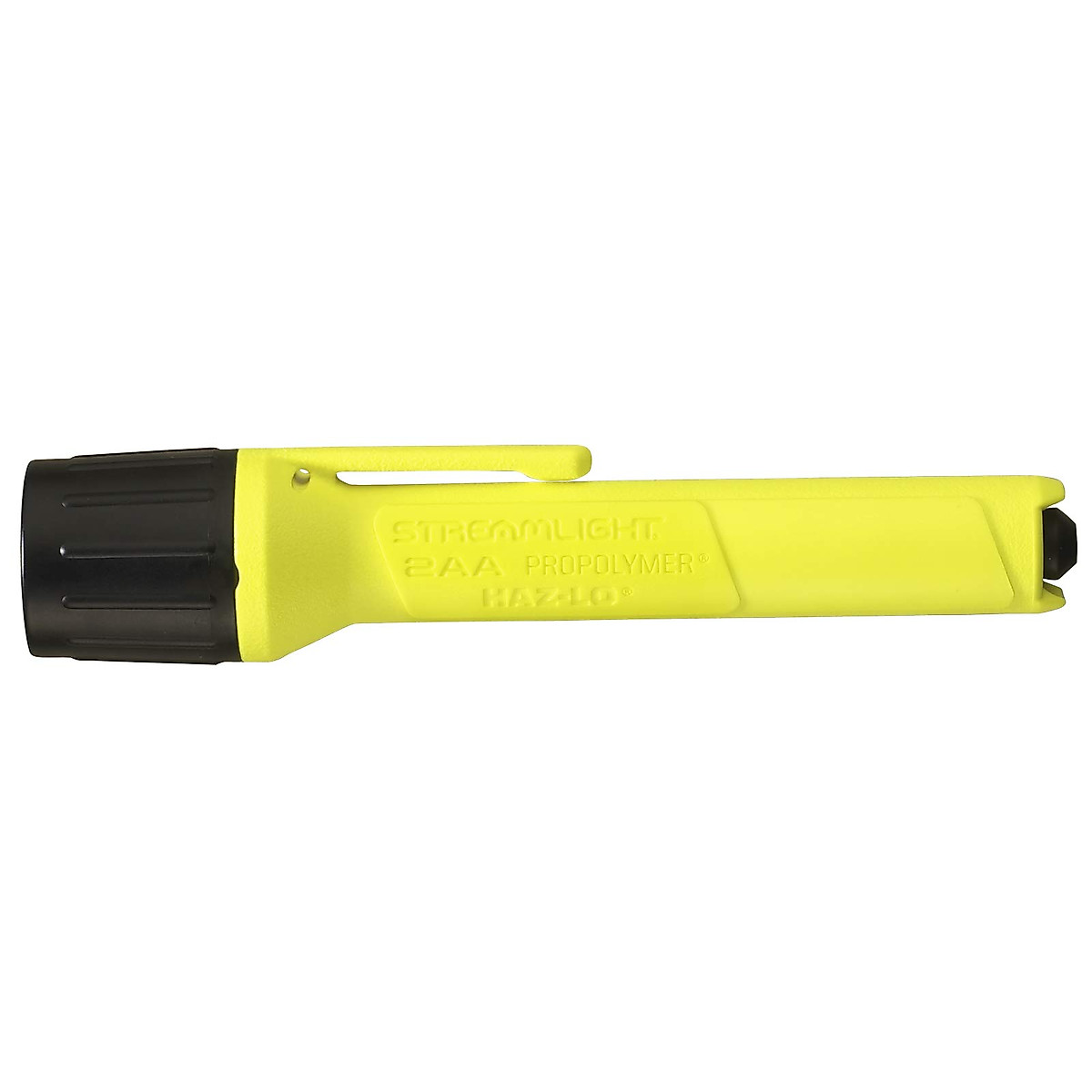 Streamlight 67101 2AA ProPolymer 65-Lumen HAZ-LO Intrinsically Safe, Waterproof, Alkaline Battery Powered LED Flashlight – Yellow