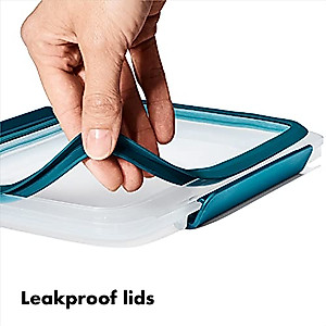 OXO Good Grips Prep & Go 20 Piece Set | Leakproof Food Storage | Ideal for leftovers, meal prep and work lunches | BPA Free | Microwave Safe | Dishwasher Safe | Freezer Safe | Odor and Stain Resistant