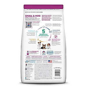 Hill's Science Diet Puppy, Puppy, Small & Mini Breeds Puppy Premium Nutrition, Dry Dog Food, Chicken & Barley, 12.5 lb Bag