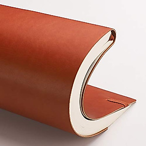 RETTACY Composition Notebook 2 Pack - B5 Notebooks and Journals with Soft Leather Cover,408 Pages,100gsm Thick Lined Paper,7.6" X 10"