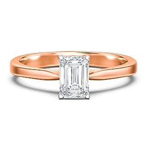 SISGEM Emerald Cut Engagement Rings 10K 14K 18K Solid Gold for Women,Moissanite Rings Wedding Engagement Anniversary Bridal Bands with Engraved Name (Style-1)