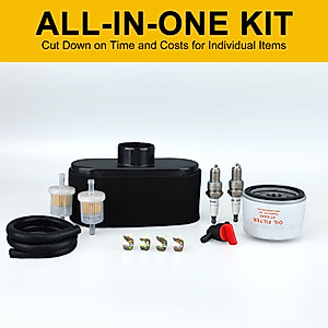 Panari FR691V FR730V FR651V Tune Up Kit Oil Filter Air Filter for Kawasaki FS481V FS541V FS651V FS691V FS730V Engine 11013-7049 11013-0752 11013-7047 49065-7007