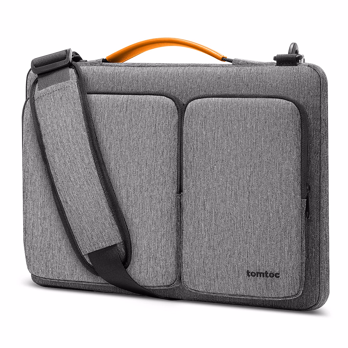 tomtoc Laptop Shoulder Bag for 14 Inch MacBook Pro M4/M3/M2/M1 Pro/Max 2024-2021, 13.5-14.4 Surface Laptop 6/5/Studio 2, Surface Book 3, 360 Protective Case Fit Asus VivoBook