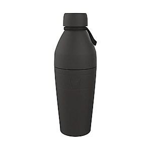 KeepCup Thermal Stainless Steel Water Bottle | Vacuum Insulated Travel Coffee Thermos Cup with Spill Proof Lid | Large | 22 oz / 660ml | Black