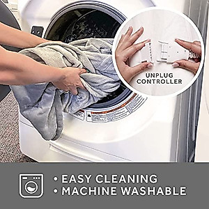 Sunbeam Luxury Quilted Electric Heated King Mattress Pad