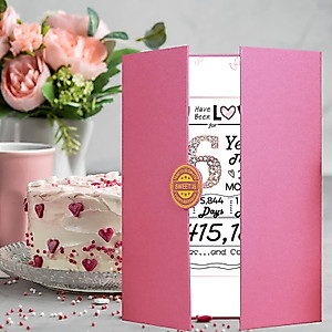 Vlipoeasn Sweet 16 Birthday Guest Book Signature Congrats Certificate Rose Gold 16th Birthday Decorations for Girl, 16th Birthday Decorations Guest Book Alternative, Sweet 16 Birthday Gifts for Girls