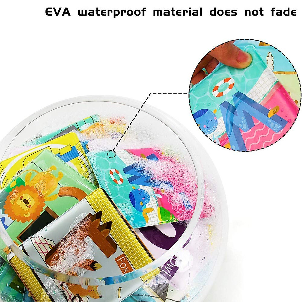 26 PCS Baby Soft Alphabet Cards Toys,Baby Bath Toy ABC Alphabet Baby Flash Cards Early Learning Educational Toy,Washable Waterproof Letter Toys for Toddler Kid Boy Girl 0 1 2 3 4Y