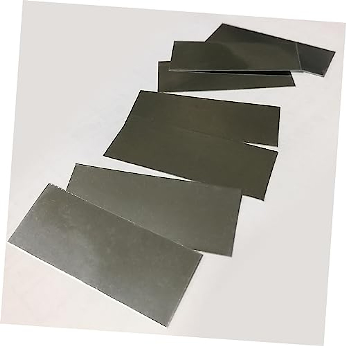 HEMOTON 2 Pcs Scientific Zinc Electrode Zinc Strips Zinc Strip Material Experimental Device Battery Material Fruit Material Zinc Strip Electrode Zinc Electrodes Electrode Plate Silver
