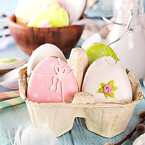 Easter Cookie Cutters, 3 Pieces Carrot Egg Bunny Rabbite Shapes Cookie Cutters Stain Steel Sets Holiday Themed Party Supplies